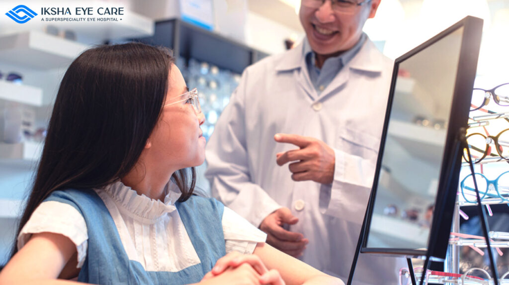 How to give correct spectacle power to children? - IKSHA EYE CARE